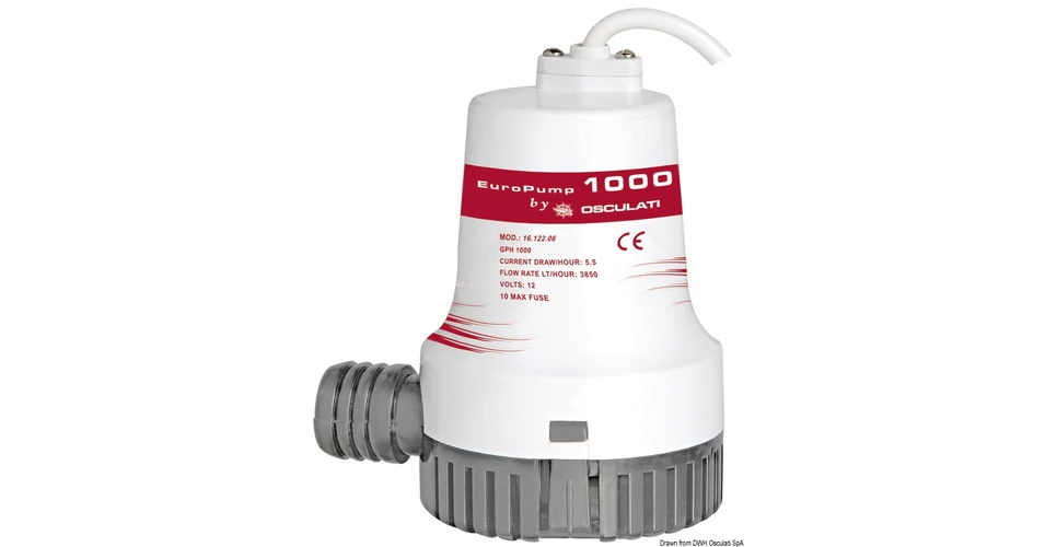 Fenékvíz szivattyú EUROPUMP II 1000 24V OSC - Pumpák